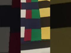 Gedrukt garen met een lage krimpkracht, gebreide stof met 100% katoen, textuur 40S
