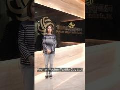 durable cotton and linen sweat absorbent striped material fabric for t - shirt