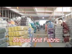 moisture-absorbing and wear-resistant striped knit fabric