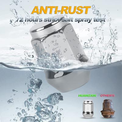 Cina 90mm 88mm 35mm Lunghezza Anti-furto Nuccia di cuscinetto Nuccia di ruota di cromo alluminio in vendita
