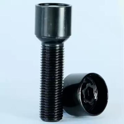 China 12.9 Grade Wheel Lug Nuts M14x1.5 Com 51mm comprimento total 35CrMo à venda