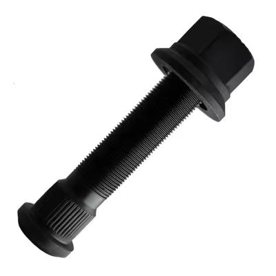 China Grade 10.9 Black Wheel Bearing Bolt For Mack Kenworth BIRLOS American Trailer for sale