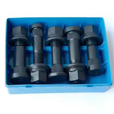 China Bolhas e porcas de caminhão M18/M19/M20/M22 10.9 12.9 Grau personalizado 199012340123 WG9100230123 AZ9112340123 WG9100410104 à venda