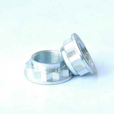 China Safety Hexagon Black Screws And Nuts Galvanized Lock Nut M3-M20 for sale