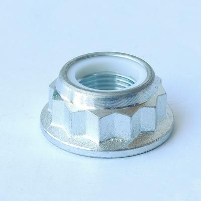 China Safety Hexagon Black Screws And Nuts Galvanized Lock Nut M3-M20 for sale