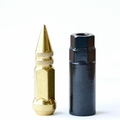 중국 자동차 타이어 휠 럭 견과류 스프라인 스틸 견과류 스터드 크롬 짧은 턱 바퀴 나사 중국에서 만든 상태 신 판매용