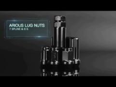크롬 M12x1.5 휠 럭 나트 세탁기와 함께 37mm 길이 토요타 자동차