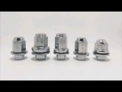 62mm Length Wheel Lock Lug Nut Anti Theft Wheel Nuts 19/21mm Hex