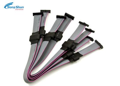 China Iron Core FC Flat Cable Assembly , 1.27x1.27mm Picth Connector Electronic Ribbon Cable for sale