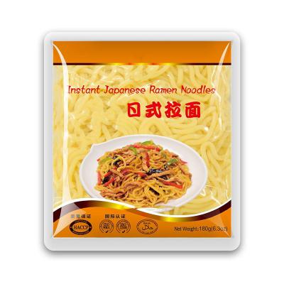 China 200 gramas de massa de macarrão comida japonesa instantânea Ramen Shirataki Fresco Udon Noodle Halal à venda