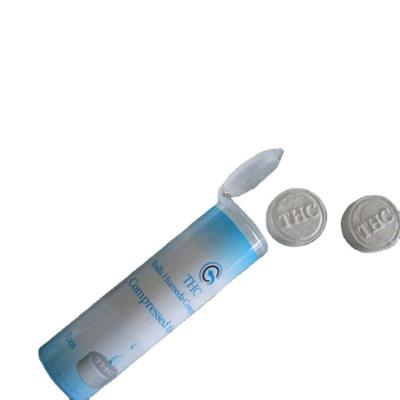 China Tecido Facial Estilo Tecido Mágico Tecido Não Tecido Tecido descartável Tecido de Moeda Comprimido à venda