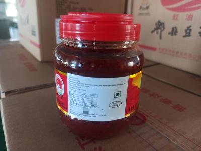 China PIXIAN Bean Paste Red Oil chili soyBean Paste Cooking Paste with SPCY Taste for sale