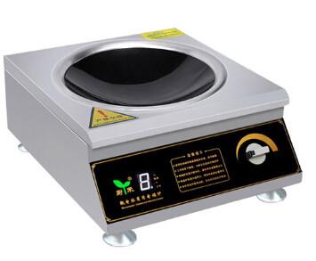China Induction Electric Single Wok Burner With Humanized Magnetic Switch Design for sale