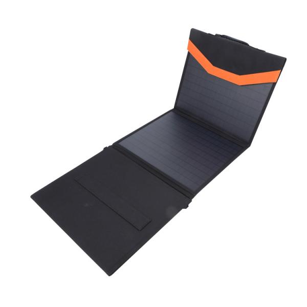 Quality Camping Solar Folding Bag 80W Portable Solar Panel For Power Station Generator for sale