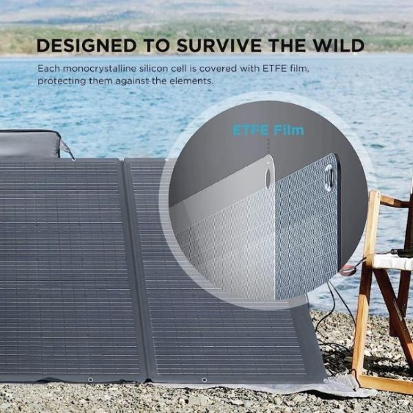 Quality 400W Foldable Solar Charger IP68 Waterproof Solar Panel Charger With Kickstand for sale