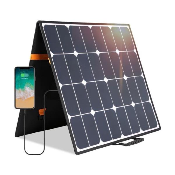 Quality DC USB TYPE C Foldable Solar Charger Portable 100W Foldable Solar Panel For for sale