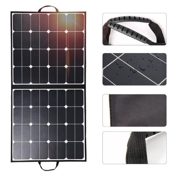 Quality DC USB TYPE C Foldable Solar Charger Portable 100W Foldable Solar Panel For for sale