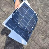 Quality 100W Flexible Solar Panels Monocrystalline Camping Portable Solar Panel for sale
