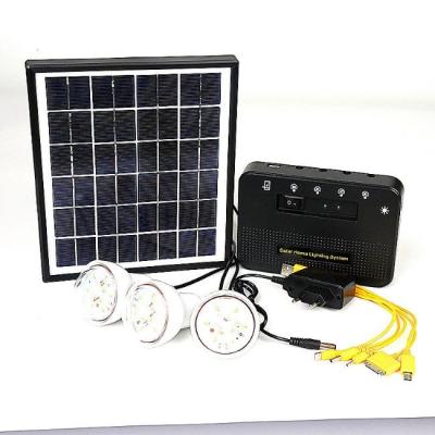 China Draagbare mini-zonneverlichtingssystemen met 7,4V, 5,2Ah oplaadbare batterij Te koop