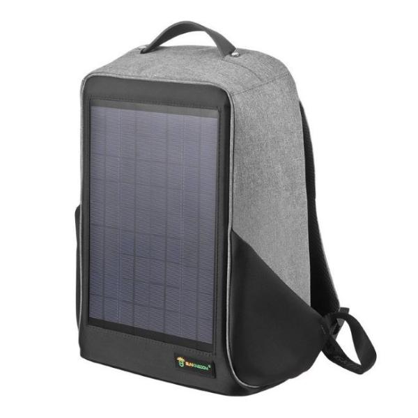 Quality 5.5V 10W Waterproof Backpack With Solar Panel 30L - 40L Capacity 800 Grams for sale