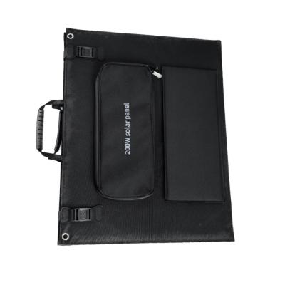China 3*USB UCB Port Solar Folding Bag With Customization Logo Print And 11.1 A Max Power Current for sale