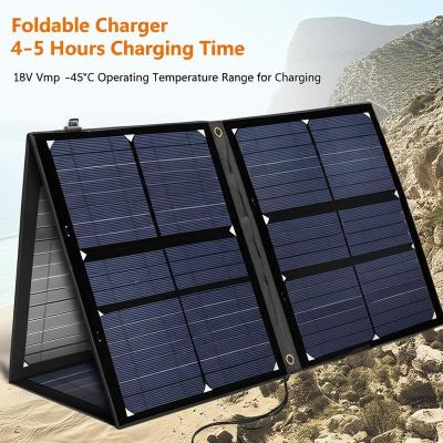 China Foldable Solar Charger 4-5 Hours Charging Time 18V Vmp -40°C to 85°C Operating Temperature Range for Charging for sale