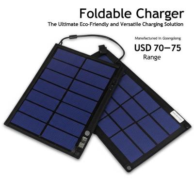 China Foldable Solar Charger The Ultimate Eco-Friendly and Versatile Charging Solution Manufactured in Guangdong Range USD 70-75 for sale