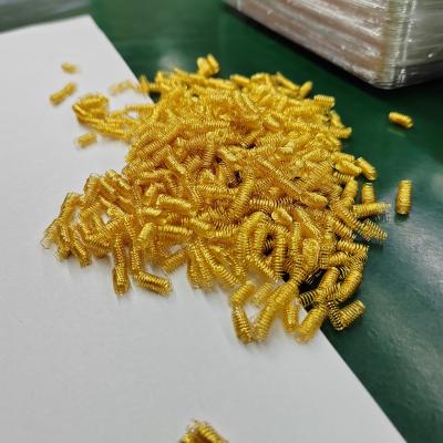 Подгонянное золотое покрытие поверхности плакировкой золота спиральной пружины сжатия