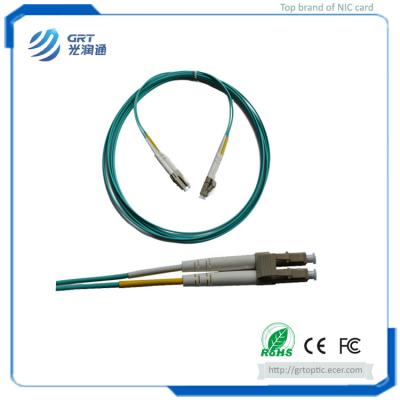 China Durable LC-LC-MM-3M-OM3 10Gigabit Multi Mode Fibre Optic Patch Cord with LC connector for sale
