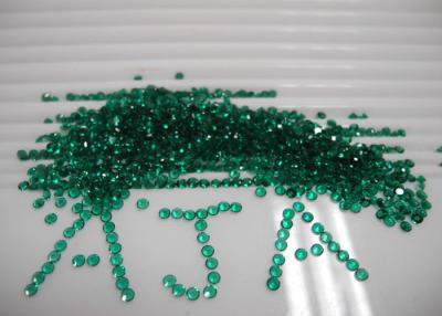 China 1.5mm Round Emerald Loose Precious Gemstones Natural For Jewelry Settings for sale