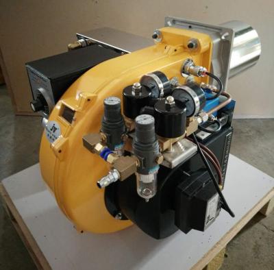 China big power 500kw 1t boiler use double fire stage waste oil burner for sale