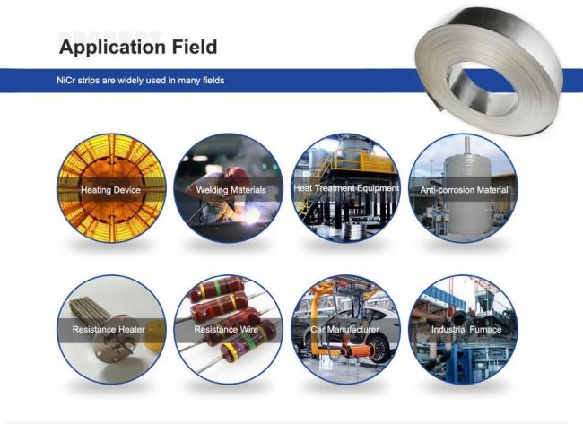 NiCr conductive strip Application Field