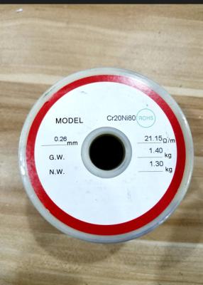 China Electric Heating Nickel Chrome Cr20Ni80 Nichrome 80 Resistance Wire for sale