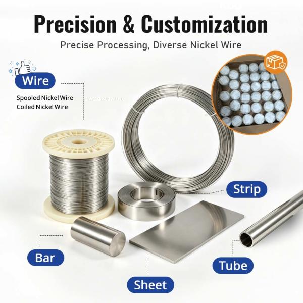 Quality 0.025mm Solid Nickel Alloy Wire | High Corrosion Resistance for sale