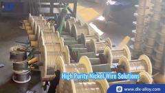 Full Pure Nickel Wire Production Line, 99.9% High Purity Ni200 Ni201 Nickel Wire for Hydrogen Electr