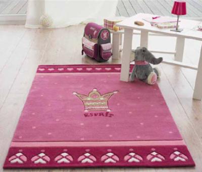 Китай Дети ковер Handtufted конструкции кроны акриловые и затыловка хлопка половика продается