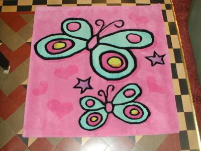 Китай Половик малыша бабочки/ковер детей acylic/handtufted акриловый половик продается