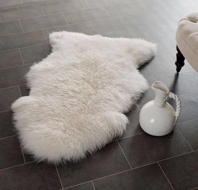 Китай Wool imitation super soft modern wool skin shape Carpet 6cm pile height window rug продается