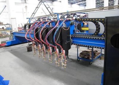 China Automatic Gantry Type CNC Plasma Cutting Machine with Multi Flame Cutting Torches for sale
