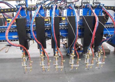 China Automatic Gantry Type CNC Plasma Cutting Machine with Multi Flame Cutting Torches for sale