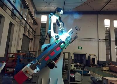 Cina 300A ha mescolato i sistemi robot della saldatura del gas per il diametro di cavo dell'asse 0.8-1.4mm di gradino di scala mobile in vendita