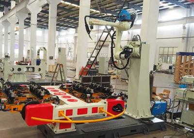 China Auto Robotic Welding Systems Station For Aluminum Tray / Aluminum Pallet Welding for sale