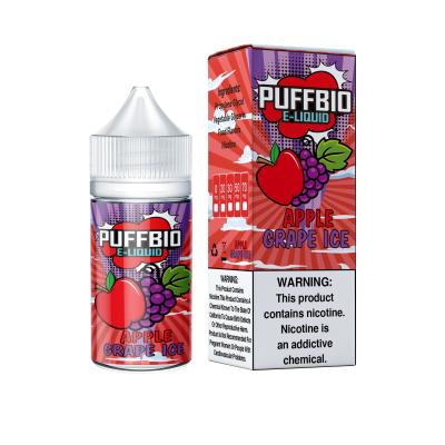 China Puffbio APPLE GRAPE ICE E Flavor 20mg 30mg 50mg nicotine Salt E-Liquid Vape Juice by VAPOREVER factory