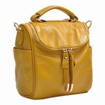中国 粋なハンドメイドの革ハンドバッグ 販売のため