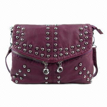 China Stylish PU Leather Shoulder Bag for sale