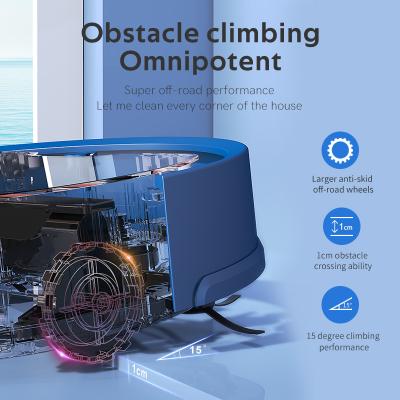 China 1200pa Suction Robot Vacuum Cleaner With 80 Minutes Working Time For Efficient Home Cleaning for sale