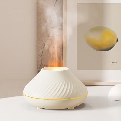 China 7 Color LED Ultrasonic Essential Oil Diffuser Wave Design Cordless Oil Diffuser For Office for sale