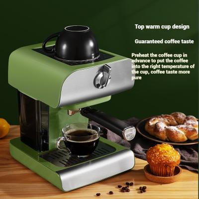 China Green Fully Auto Coffee Machine Fully Automatic Latte Machine 0.9L Capacity 20 Bar for sale