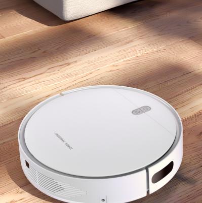 China White Automatic Vacuum Cleaner Robot 7.4V Self Emptying Vacuum 20W With 2000mAH Lithium Battery for sale