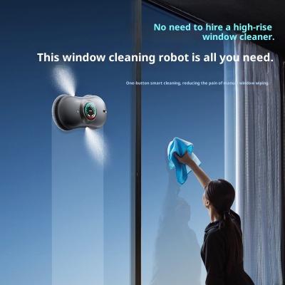 China Smart Window Cleaning Robot 2500-3000Pa Convenient Three Cleaning Modes for sale